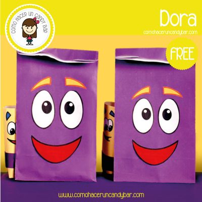 Blog de imprimibles gratis para tu fiesta - Dora: Stickers para imprimir
